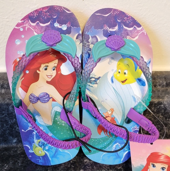 Disney | Shoes | Disney Princess Little Mermaid Ariel Sandals Girl 78 ...